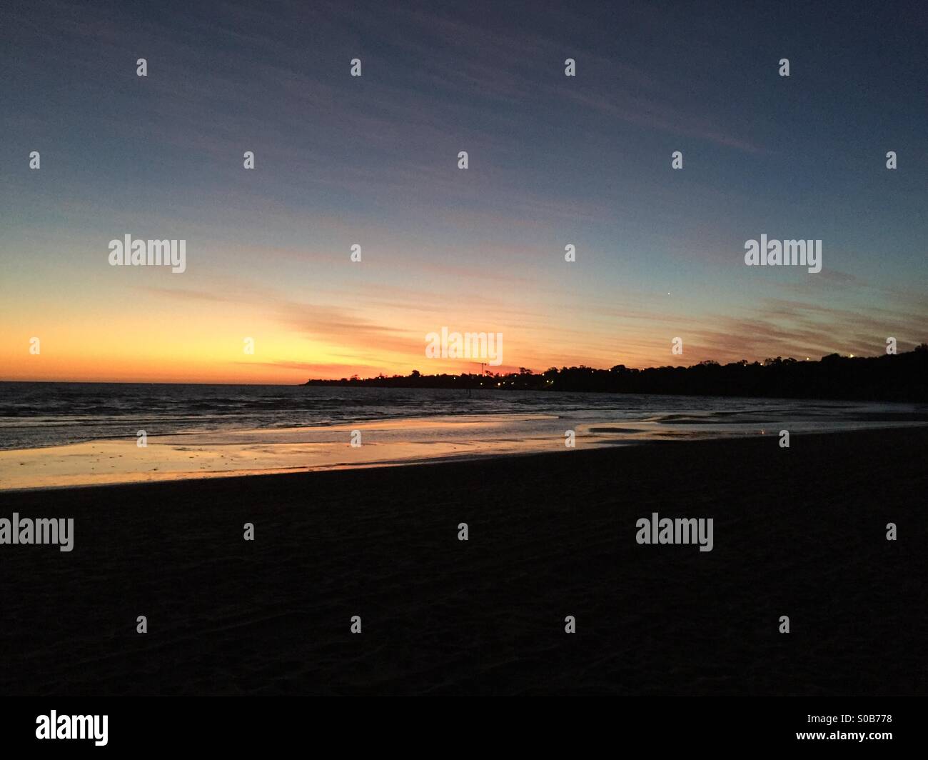 Melbourne sunsets hi-res stock photography and images - Alamy