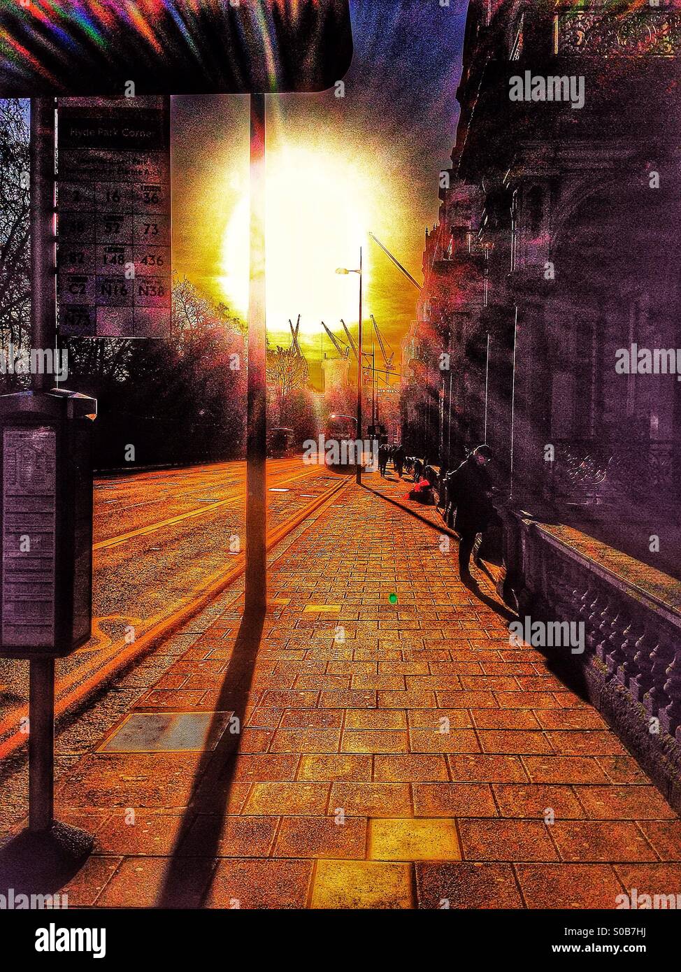 Sunrise in London Stock Photo - Alamy