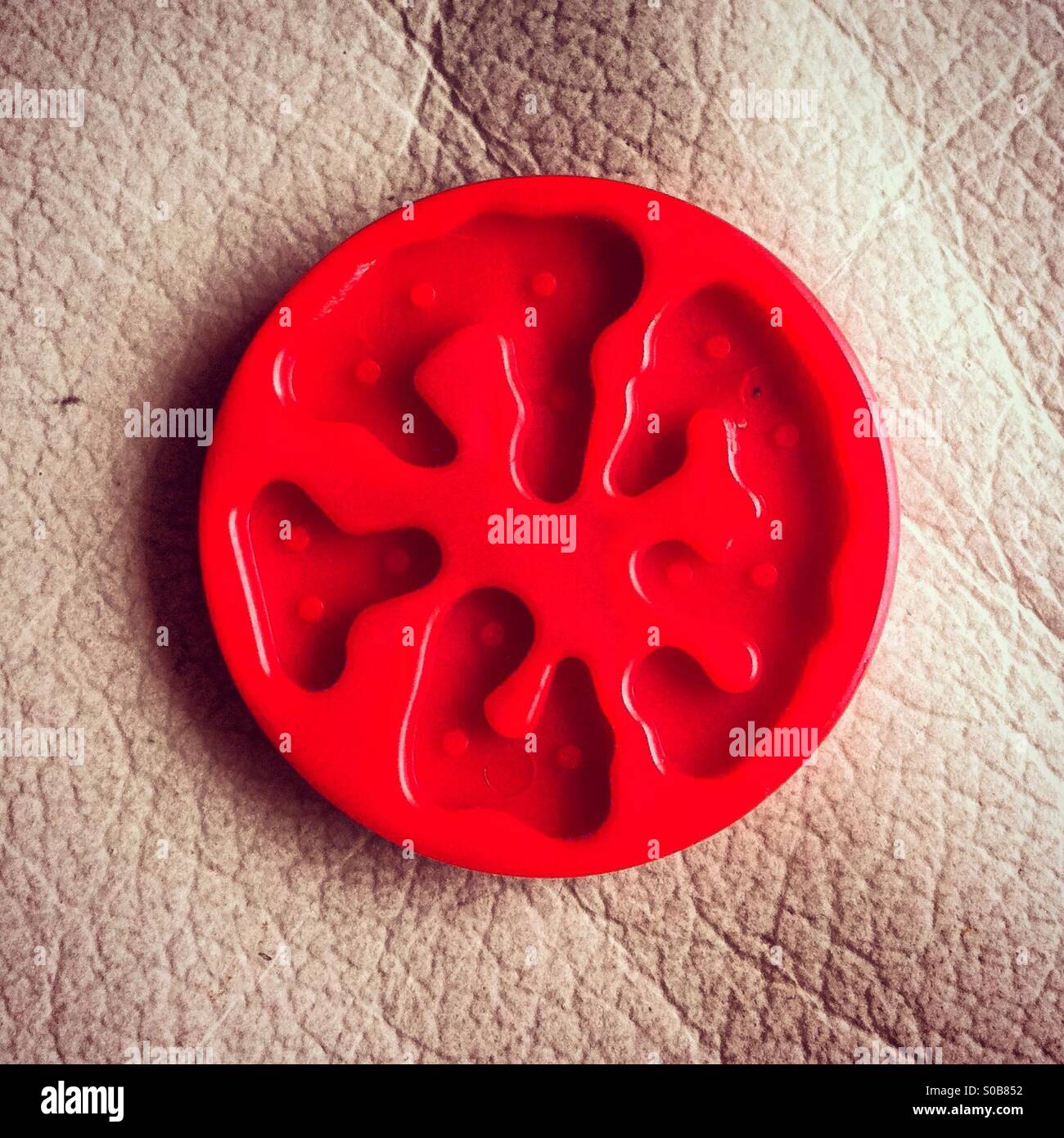 Slice of plastic tomato Stock Photo - Alamy