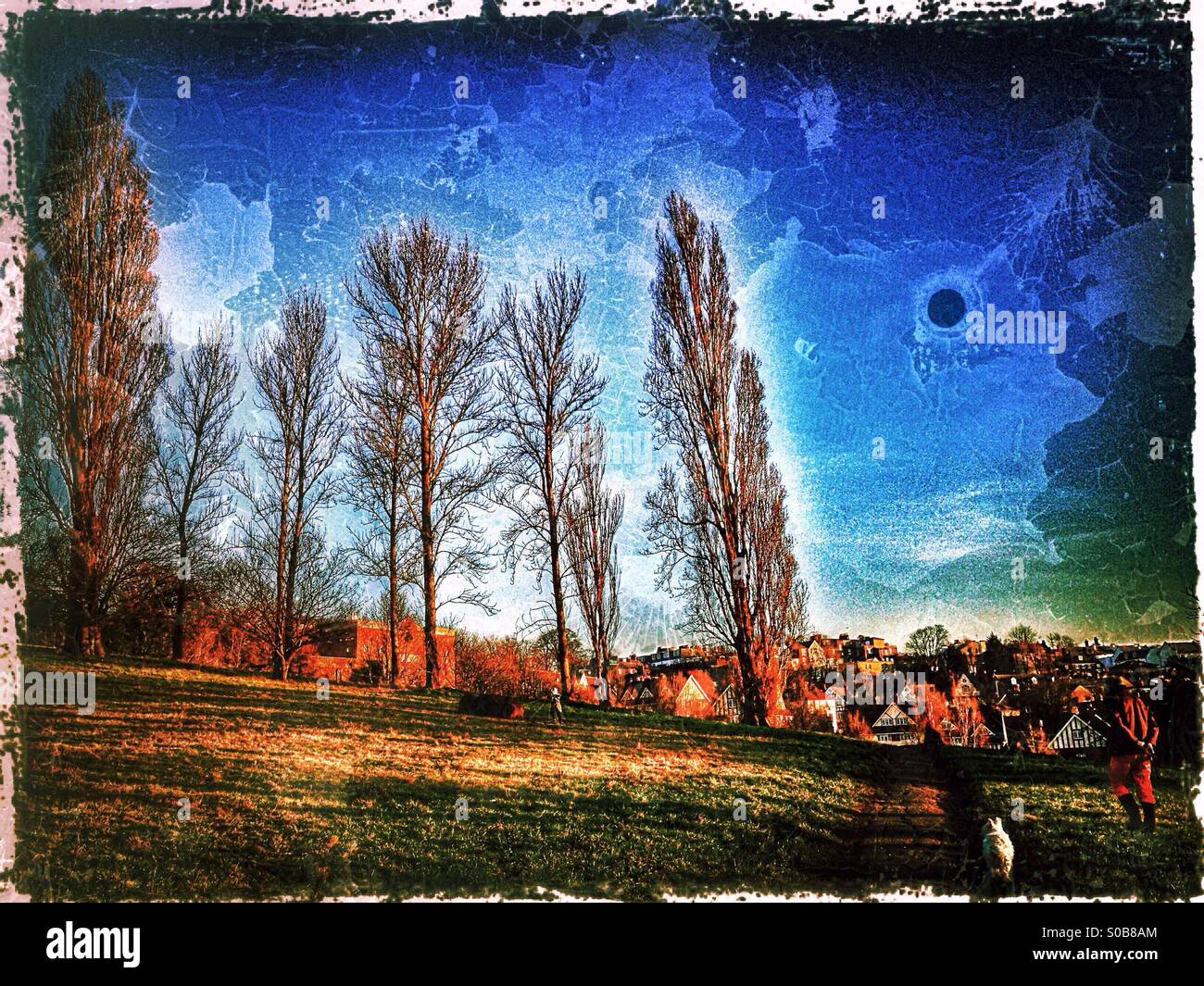 Harrow on the hill aerial view hi-res stock photography and images - Alamy