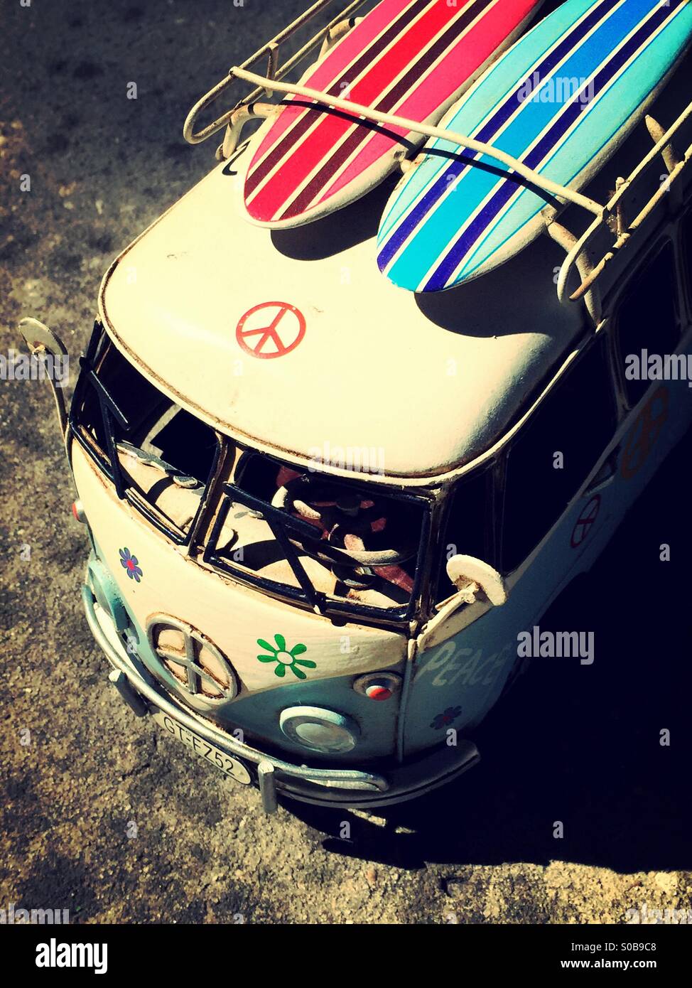 Model vintage bus Stock Photo - Alamy