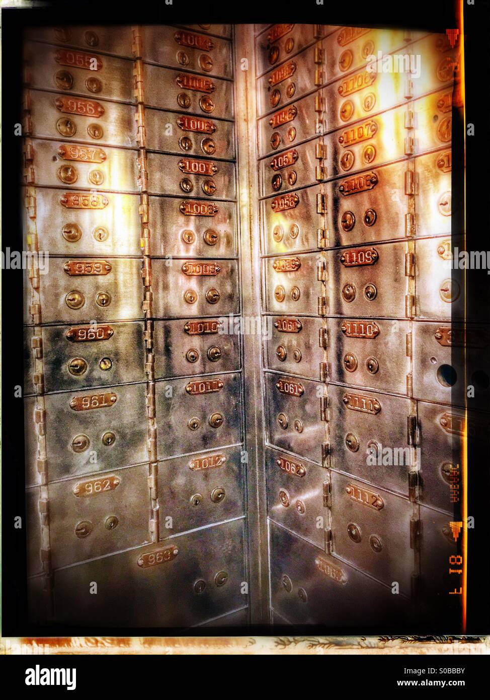 Safety Deposit Boxes High Resolution Stock Photography and Images - Alamy