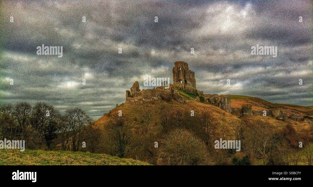 Wrecked medieval castle hi-res stock photography and images - Alamy