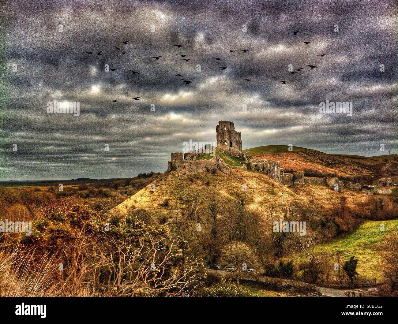 Wrecked Medieval Castle High Resolution Stock Photography and Images ...