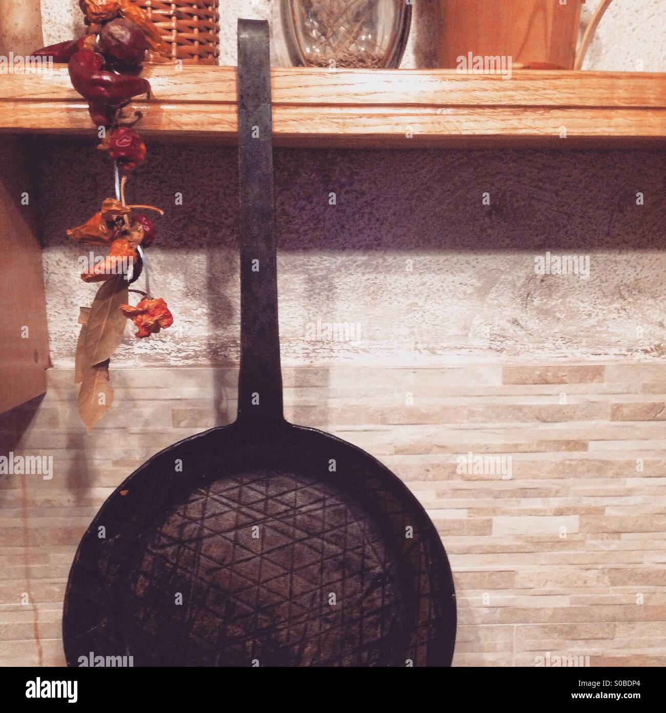 Mediterranean style rustic kitchen hi-res stock photography and images ...