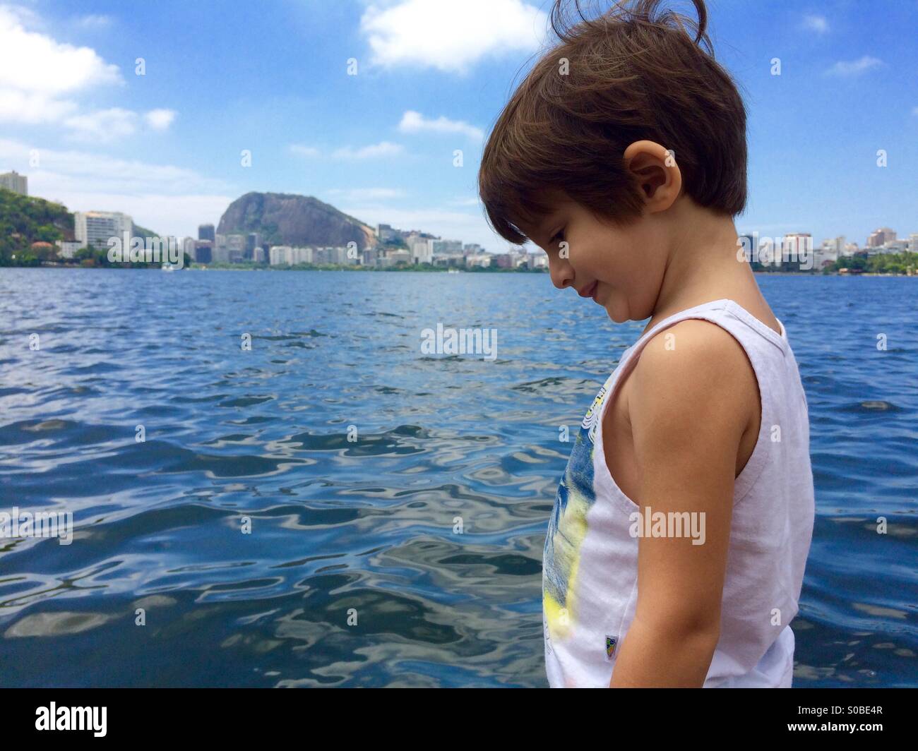 Boy fishing hi-res stock photography and images - Alamy