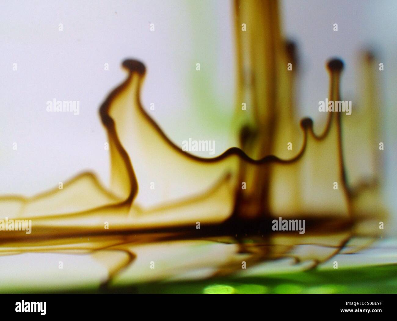 Movement of dye in water Stock Photo - Alamy