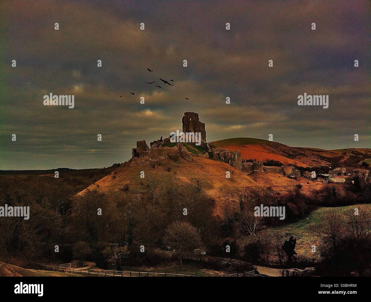 Wrecked medieval castle hi-res stock photography and images - Alamy