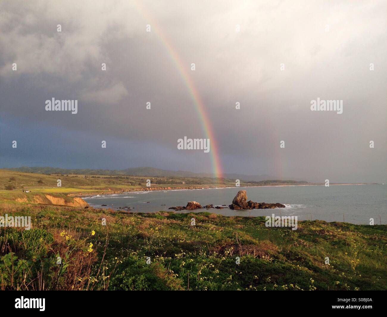 Rainbow and ocean hi-res stock photography and images - Alamy
