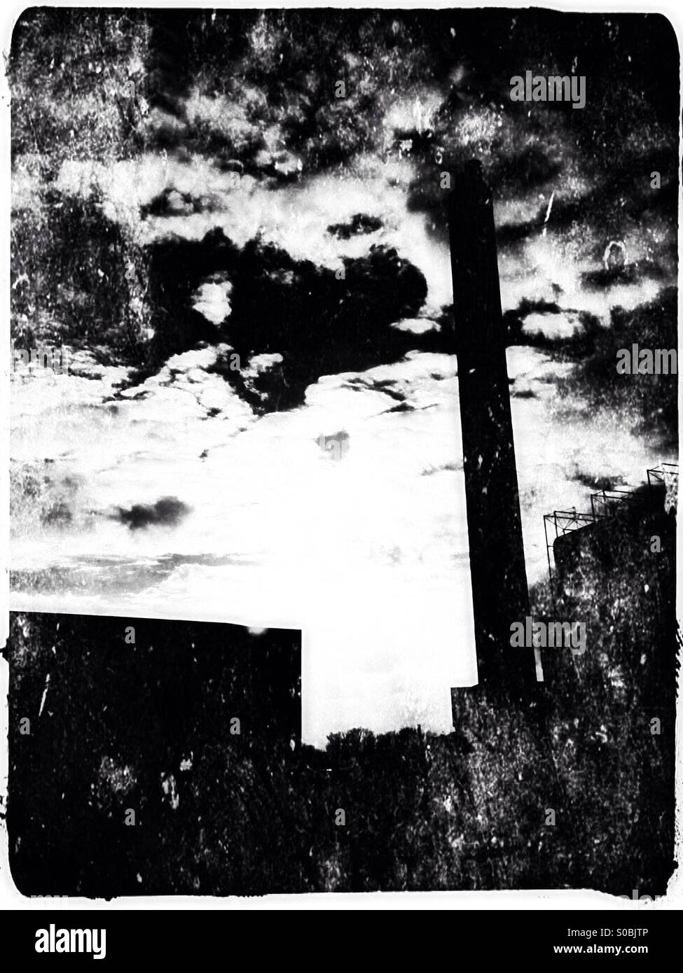 Pillar structure in Central London, England, United Kingdom, Europe ...