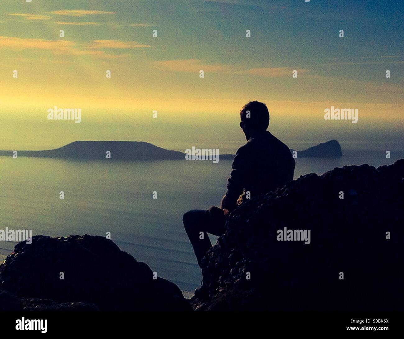 Side view silhouette hi-res stock photography and images - Alamy