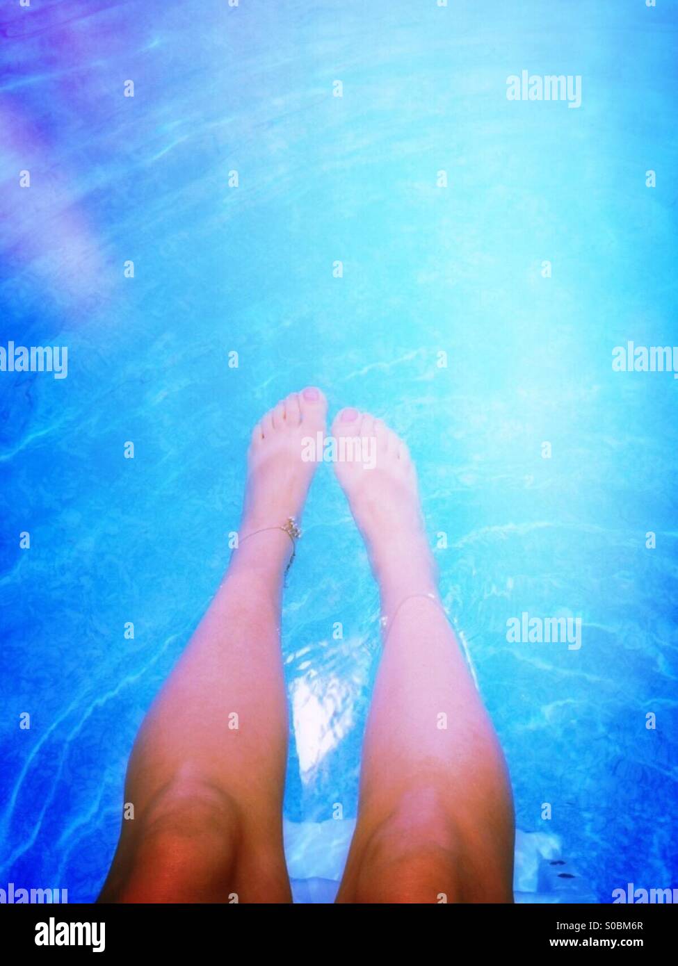 Dip your toes in hi-res stock photography and images - Alamy