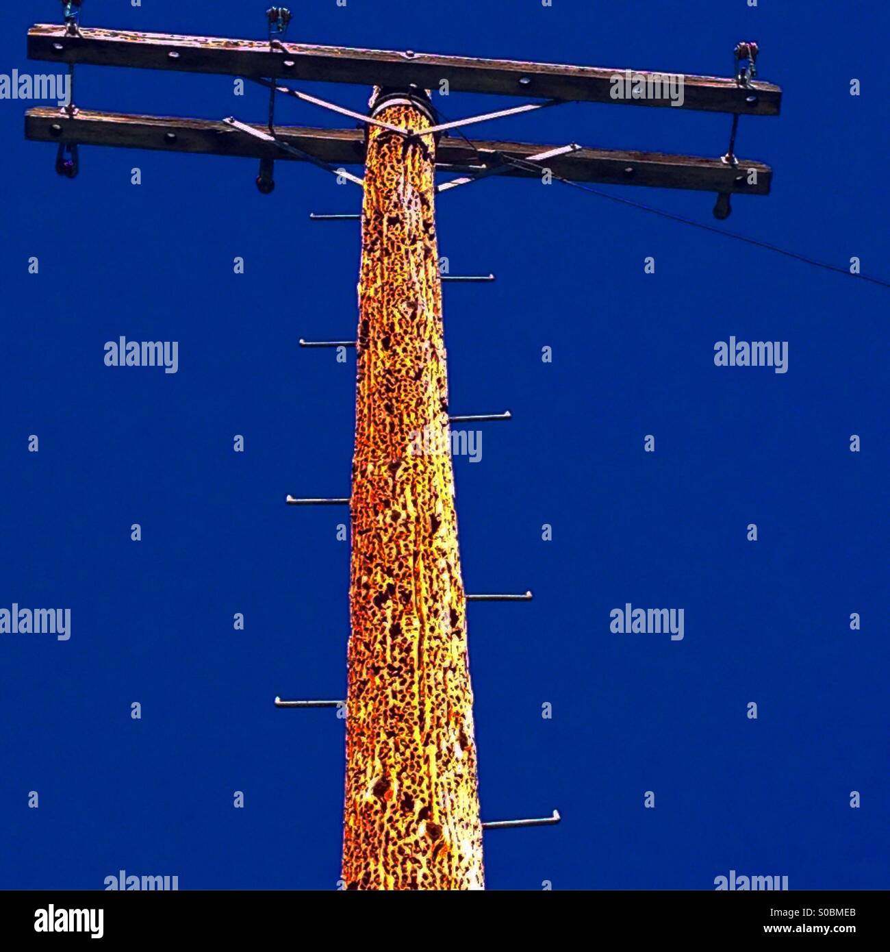 Pole telephone hi-res stock photography and images - Alamy
