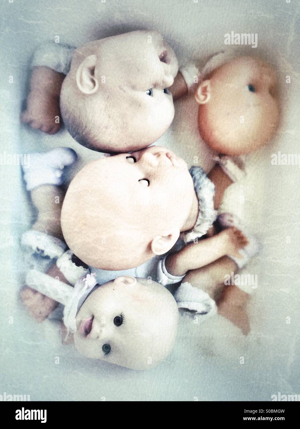 Dolls body parts Stock Photo - Alamy