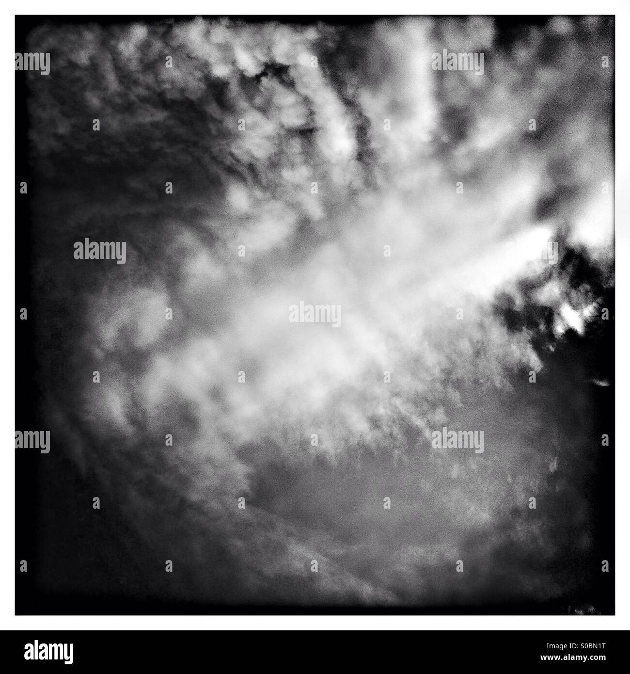 Mysterious swirl of clouds Stock Photo - Alamy