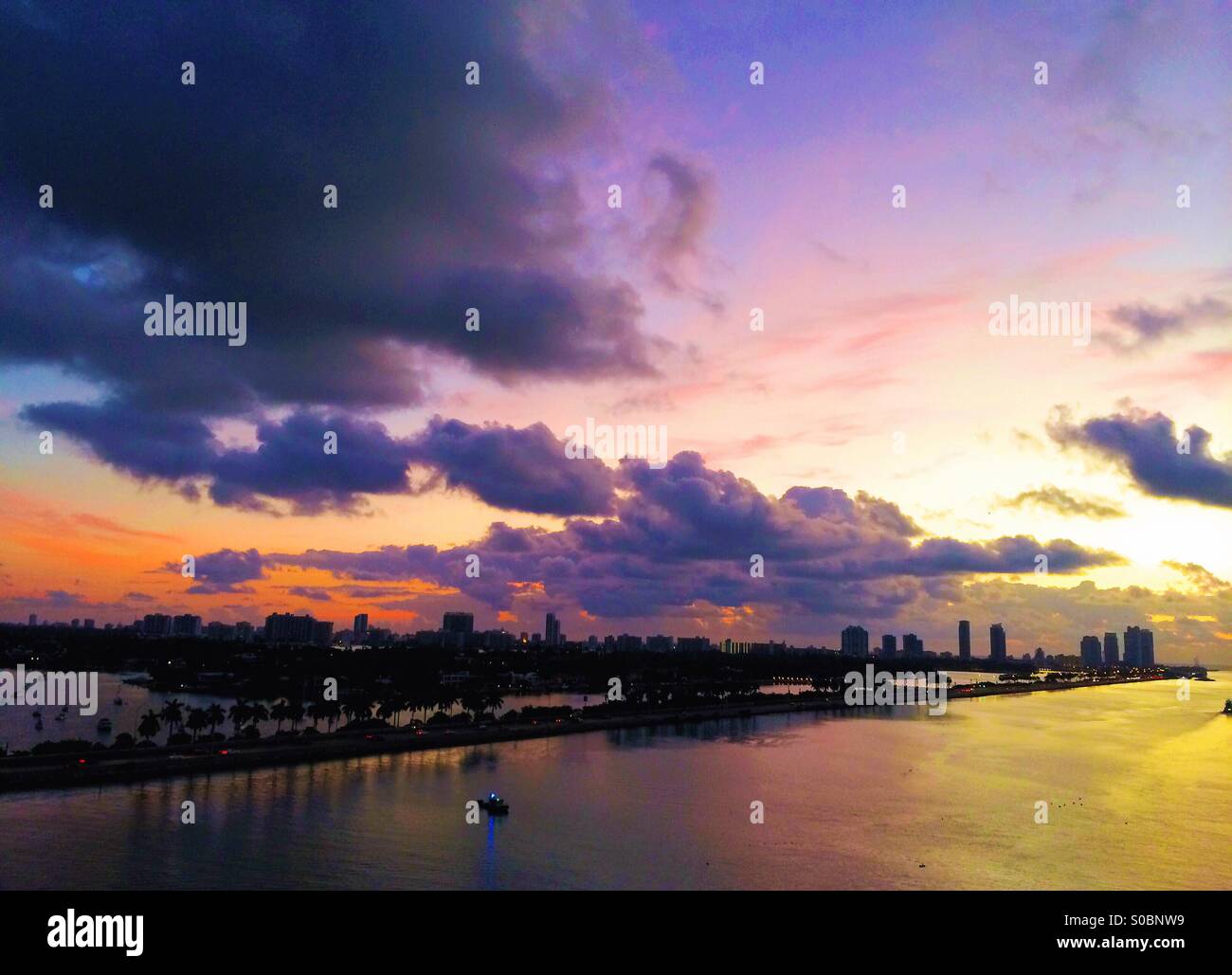 Miami Skyline Clouds High Resolution Stock Photography and Images - Alamy