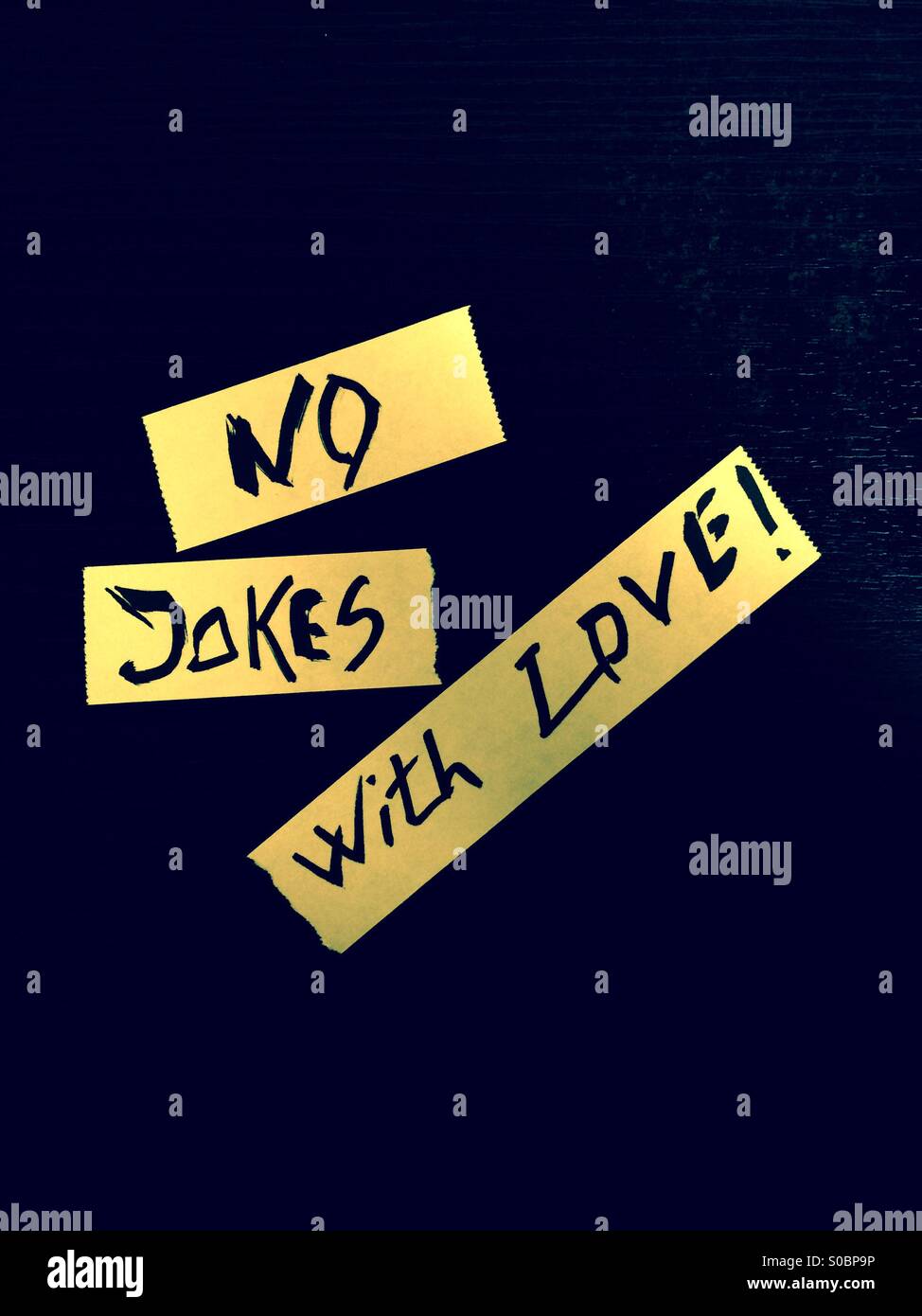 No jokes hi-res stock photography and images - Alamy