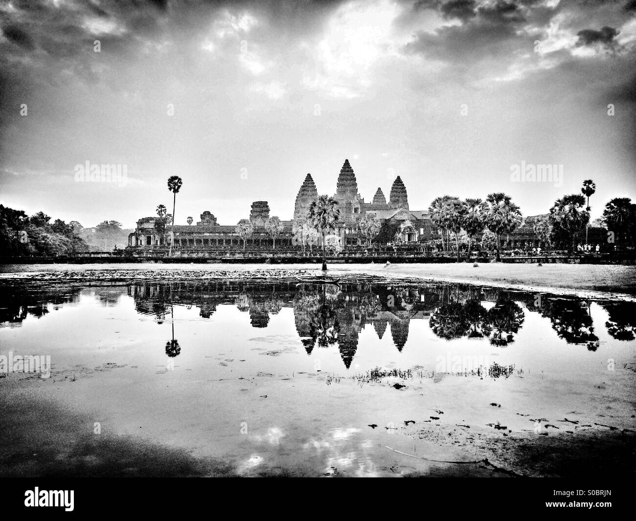 Angkor wat Black and White Stock Photos & Images - Alamy