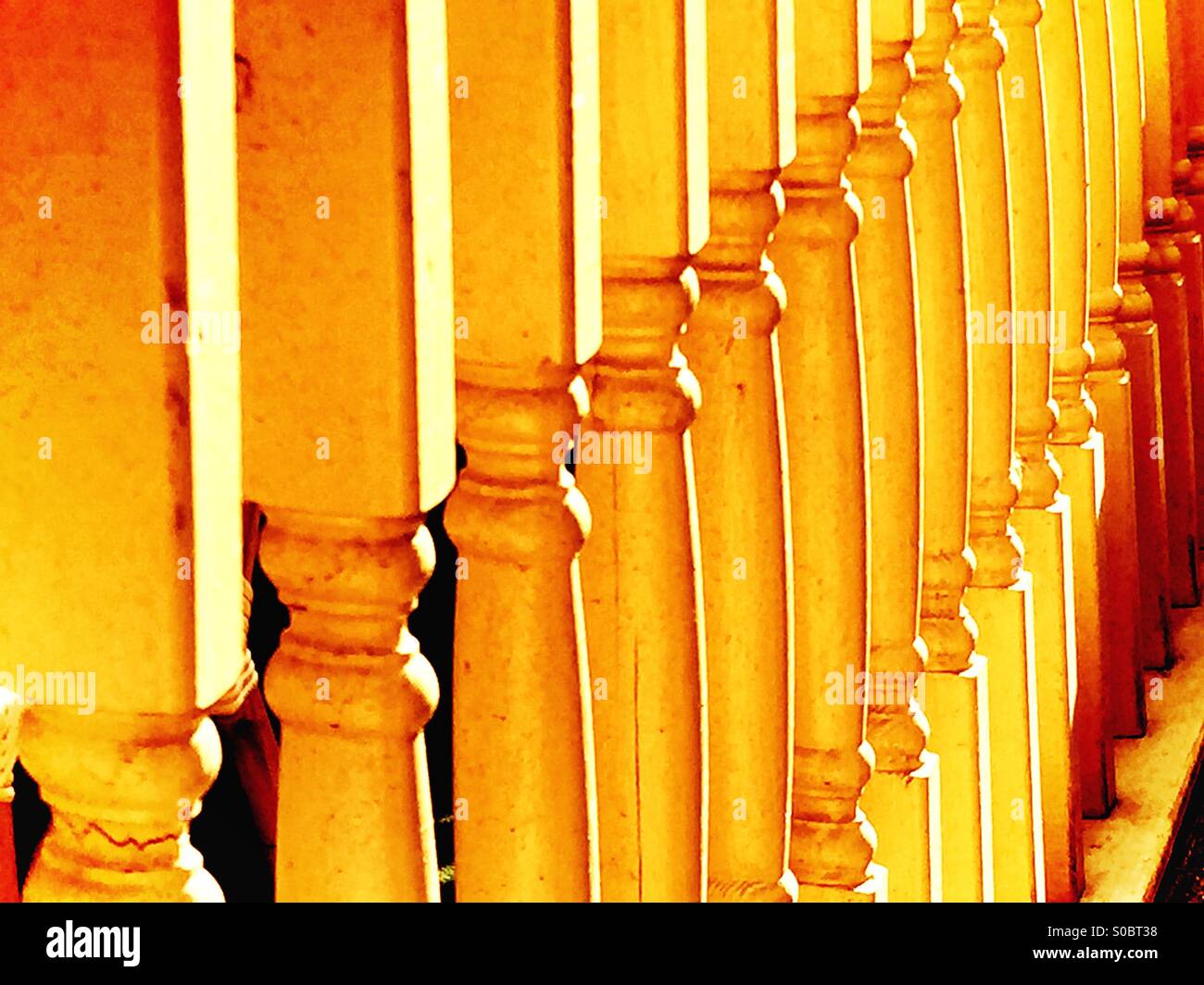 Wooden spindles hi-res stock photography and images - Alamy