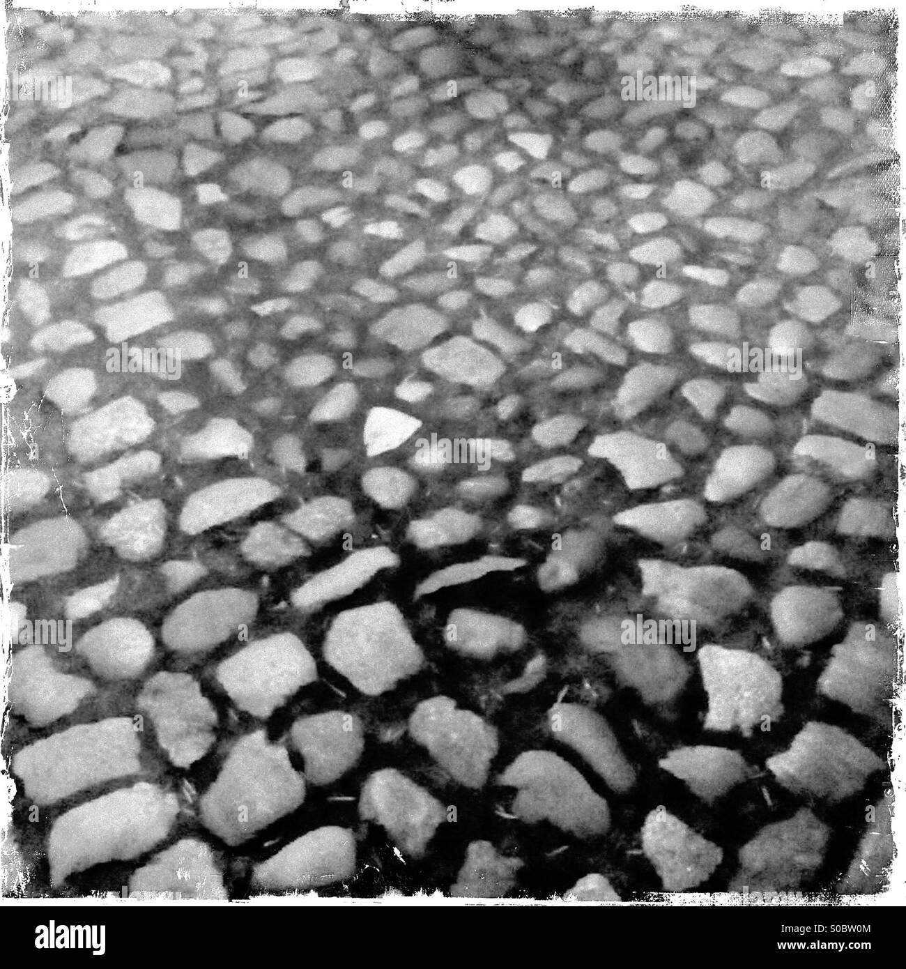 Historical cobbled street Stock Photo - Alamy