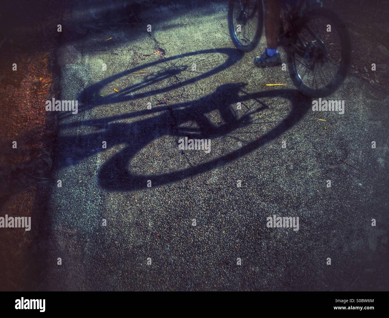 Cycling shadows hi-res stock photography and images - Alamy
