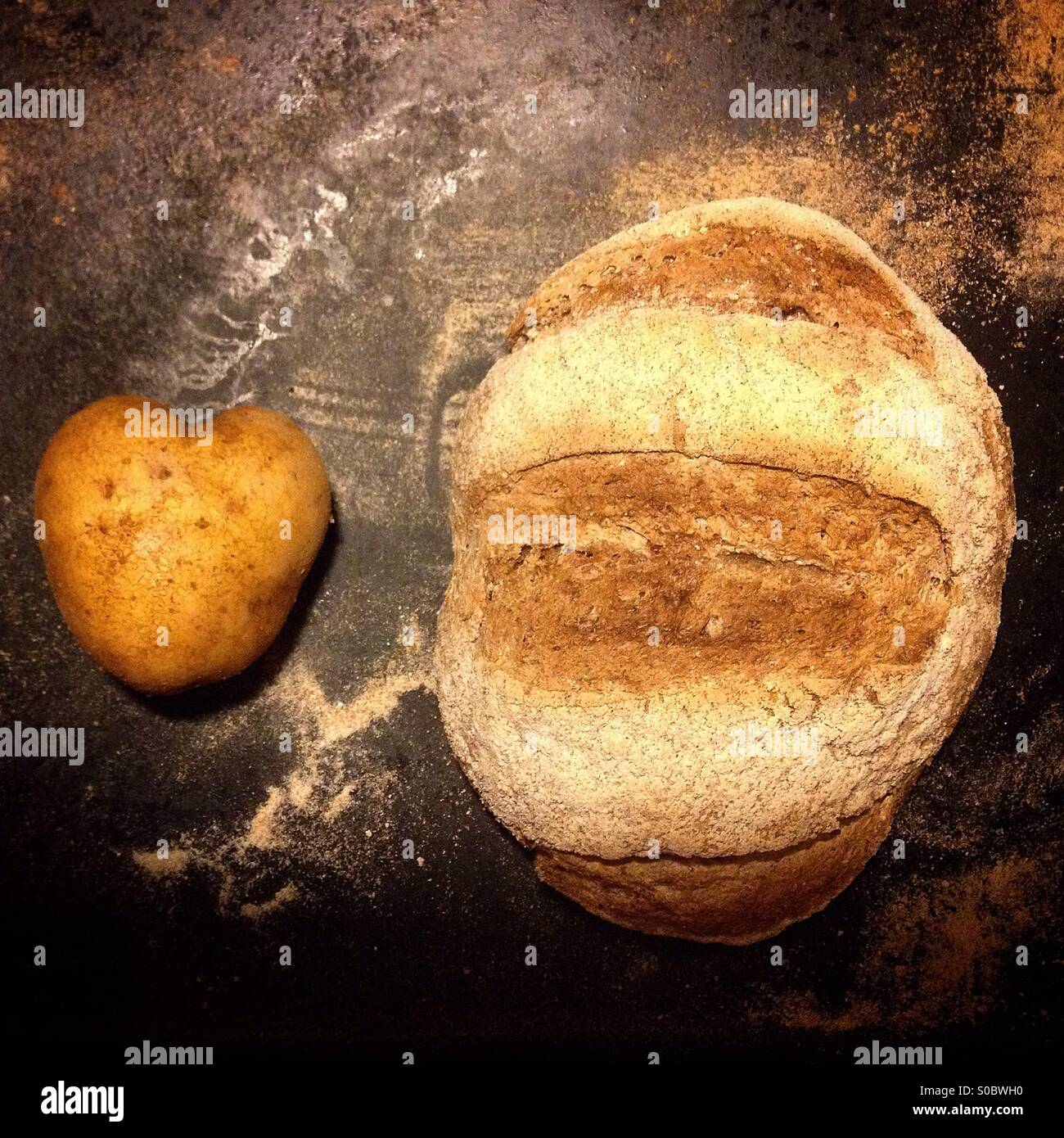 Real bread hi-res stock photography and images - Alamy