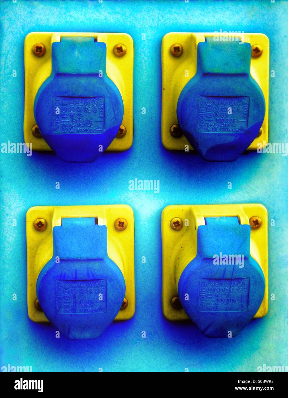 Four blue hi-res stock photography and images - Alamy