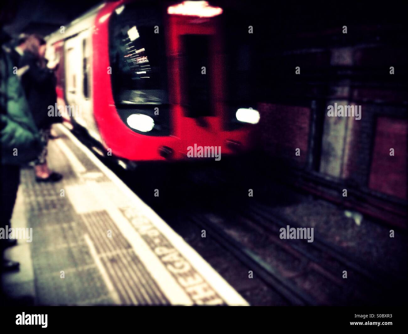 Hammersmith line train hi-res stock photography and images - Alamy