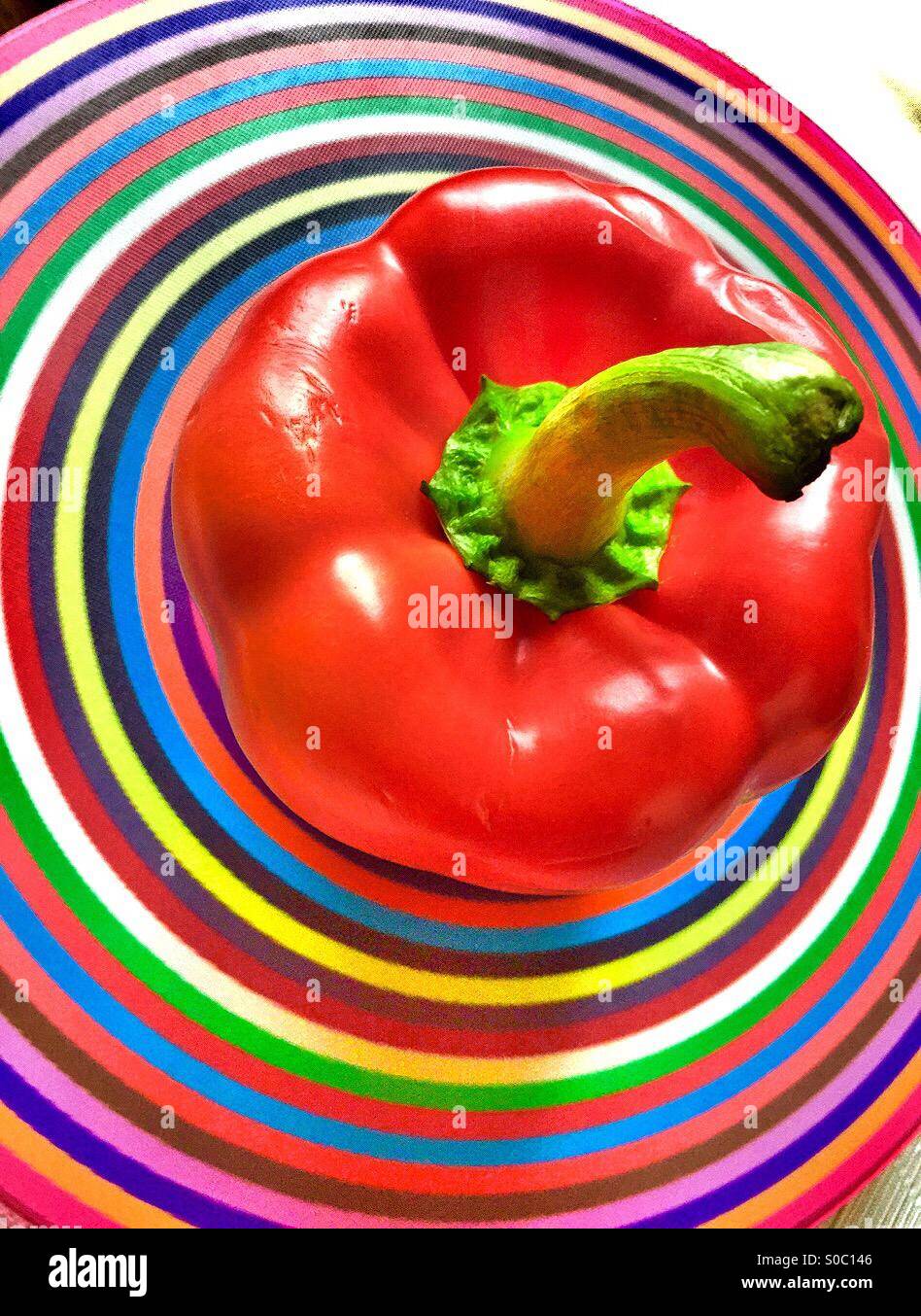 Red bell pepper Stock Photo - Alamy