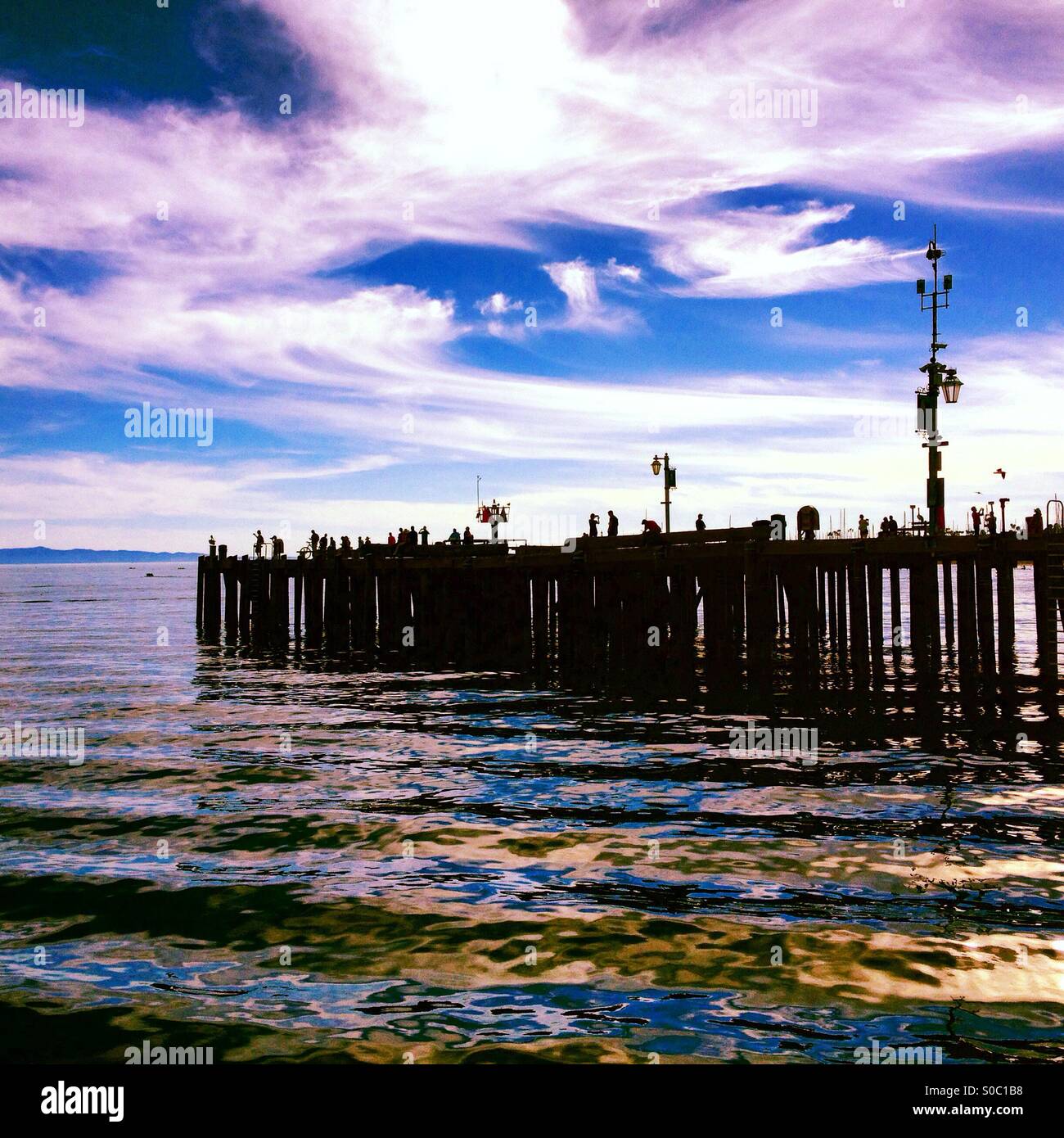 Santa barbara sterns wharf hi-res stock photography and images - Alamy
