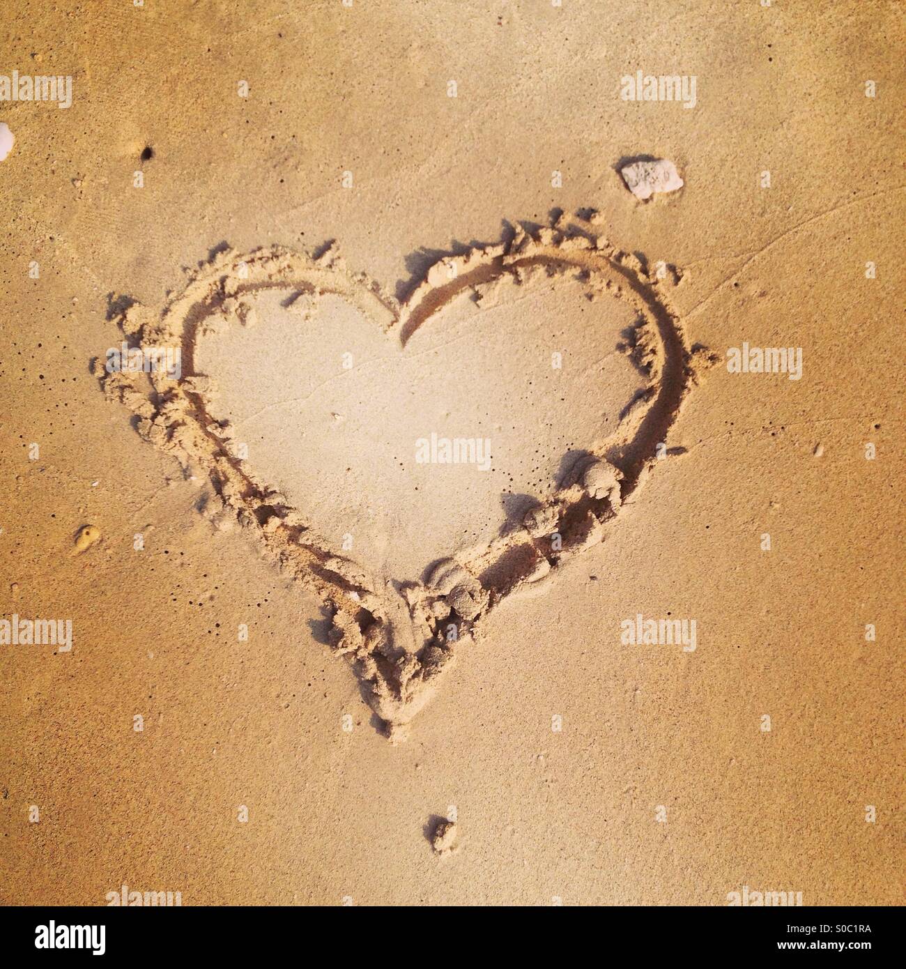 Heart break beach hi-res stock photography and images - Alamy