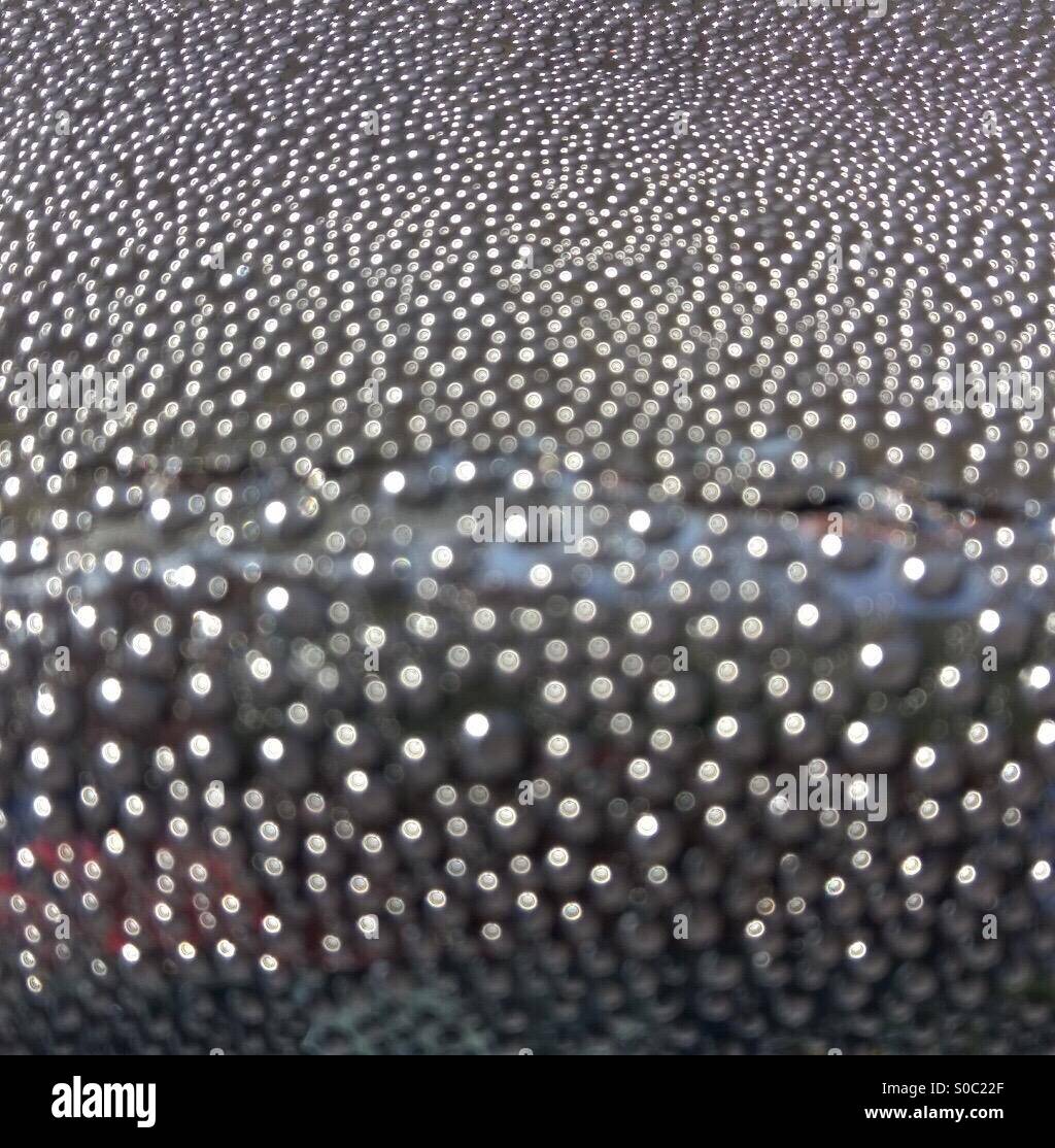 Fresh dew on fresh paint Stock Photo - Alamy