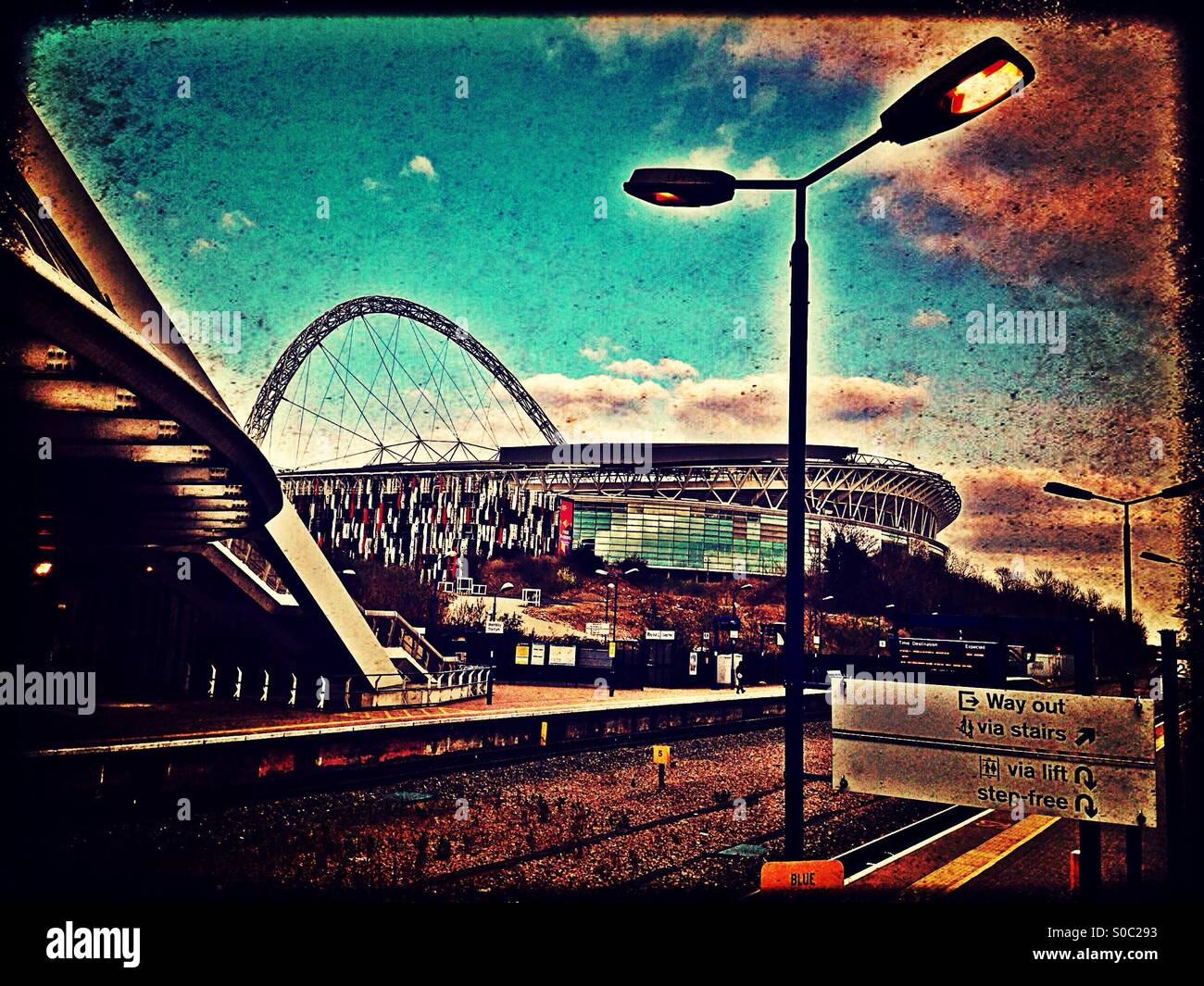 Wembley stadium station wembley borough hi-res stock photography and ...