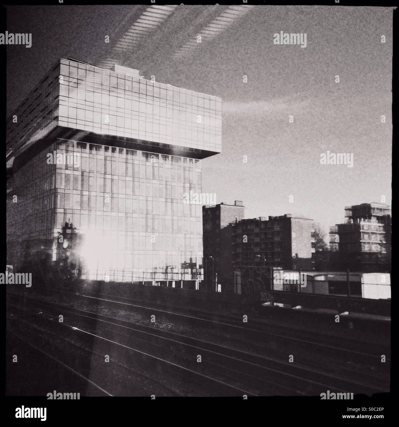 Building train tracks hi-res stock photography and images - Alamy