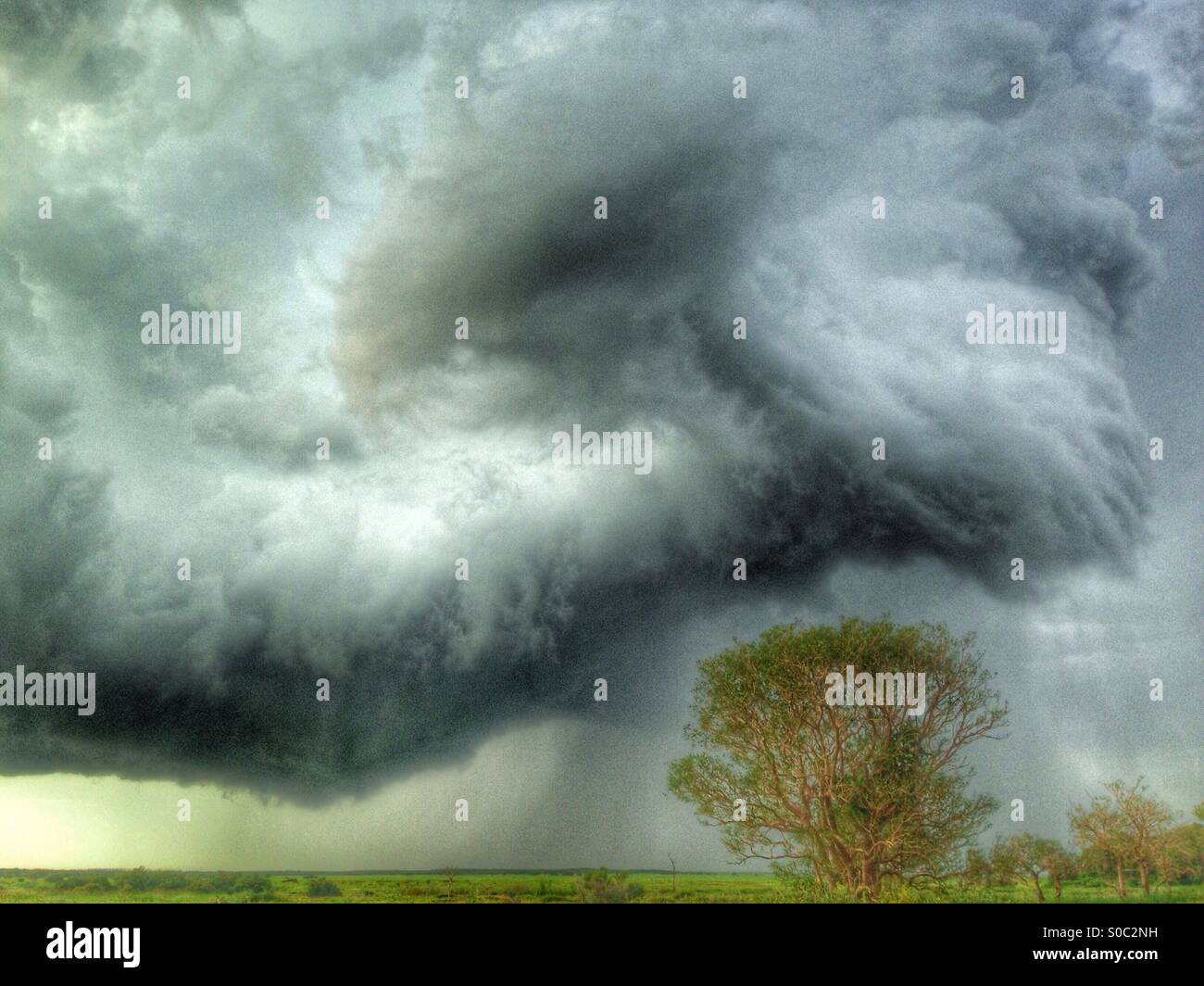 Storm in the Northern Territory of Australia Stock Photo - Alamy