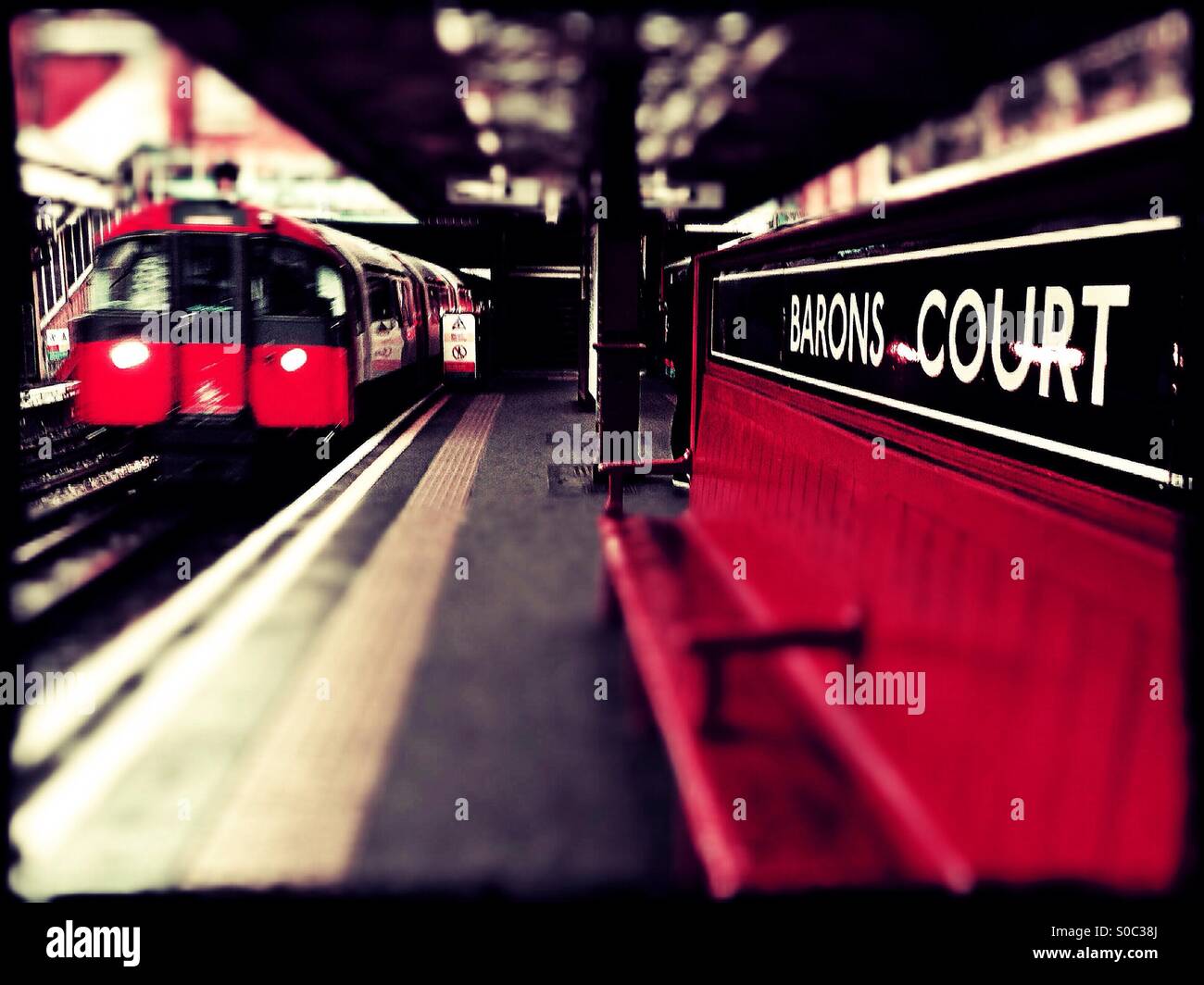 Barons Court Tube Station Stock Photos & Barons Court Tube Station ...
