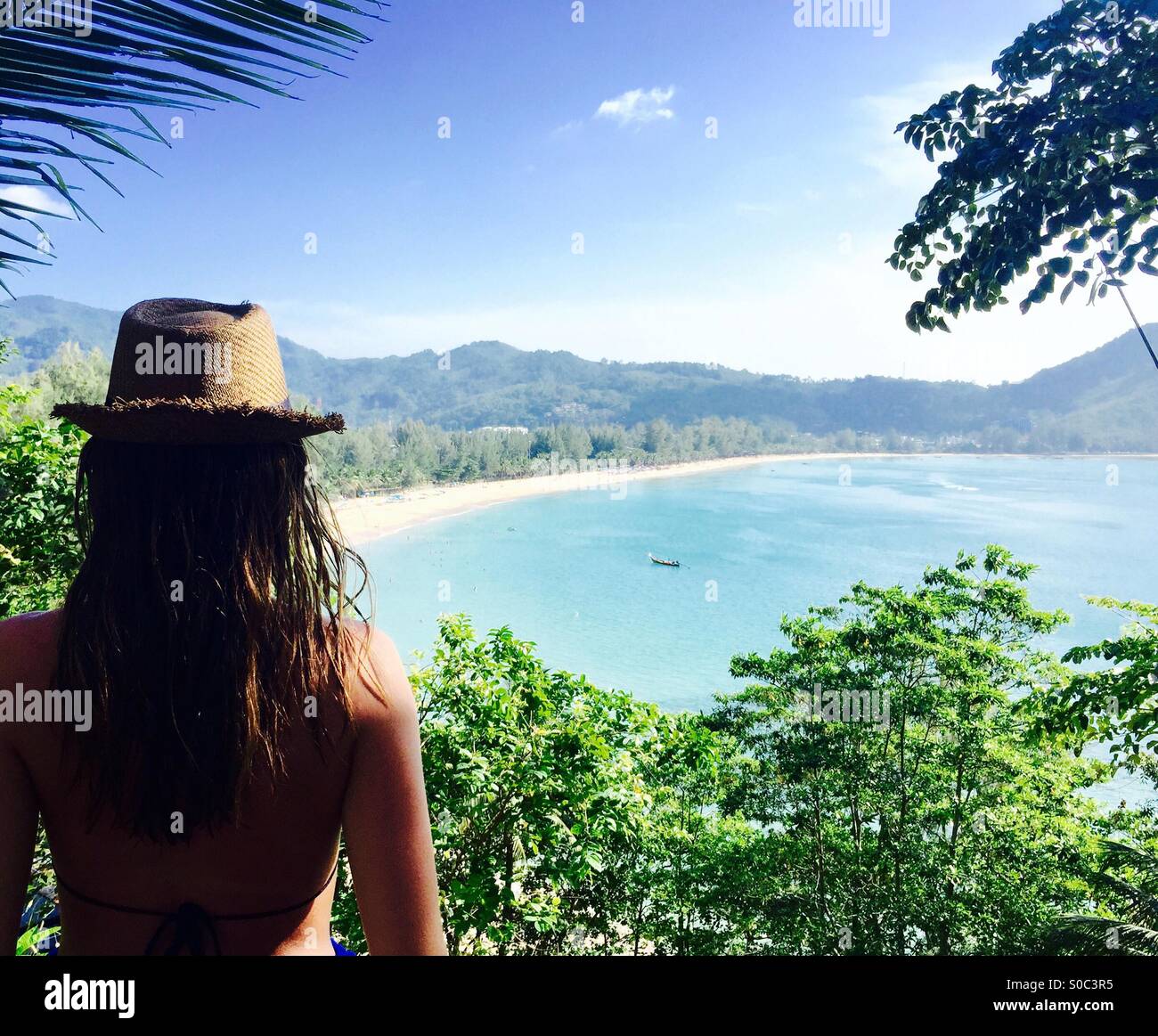 Found a spot while Beach Tracking Stock Photo - Alamy