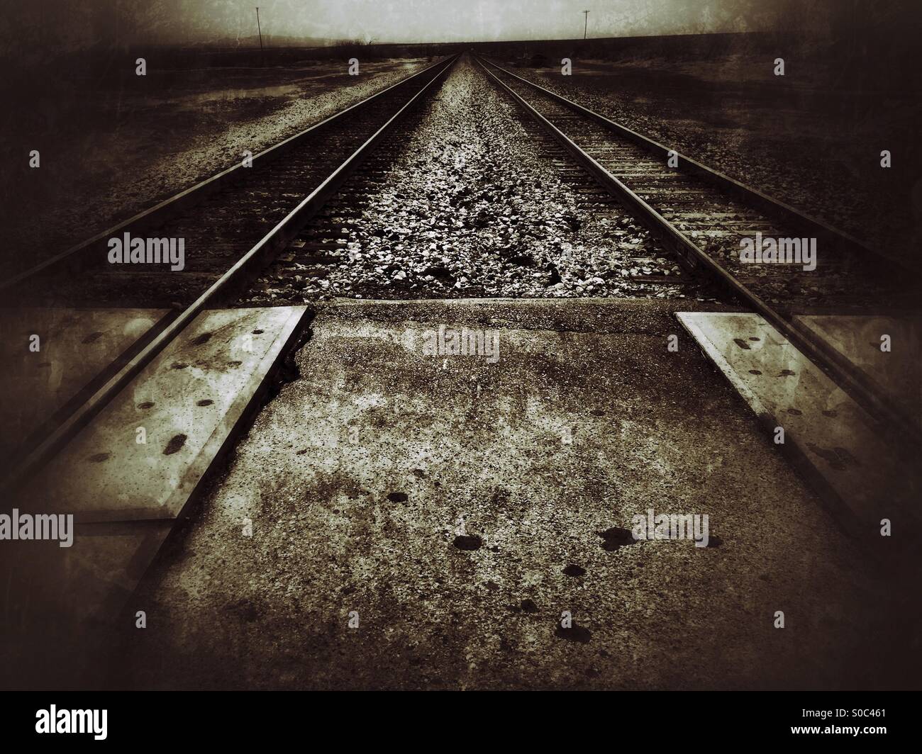 Double tracks hi-res stock photography and images - Alamy