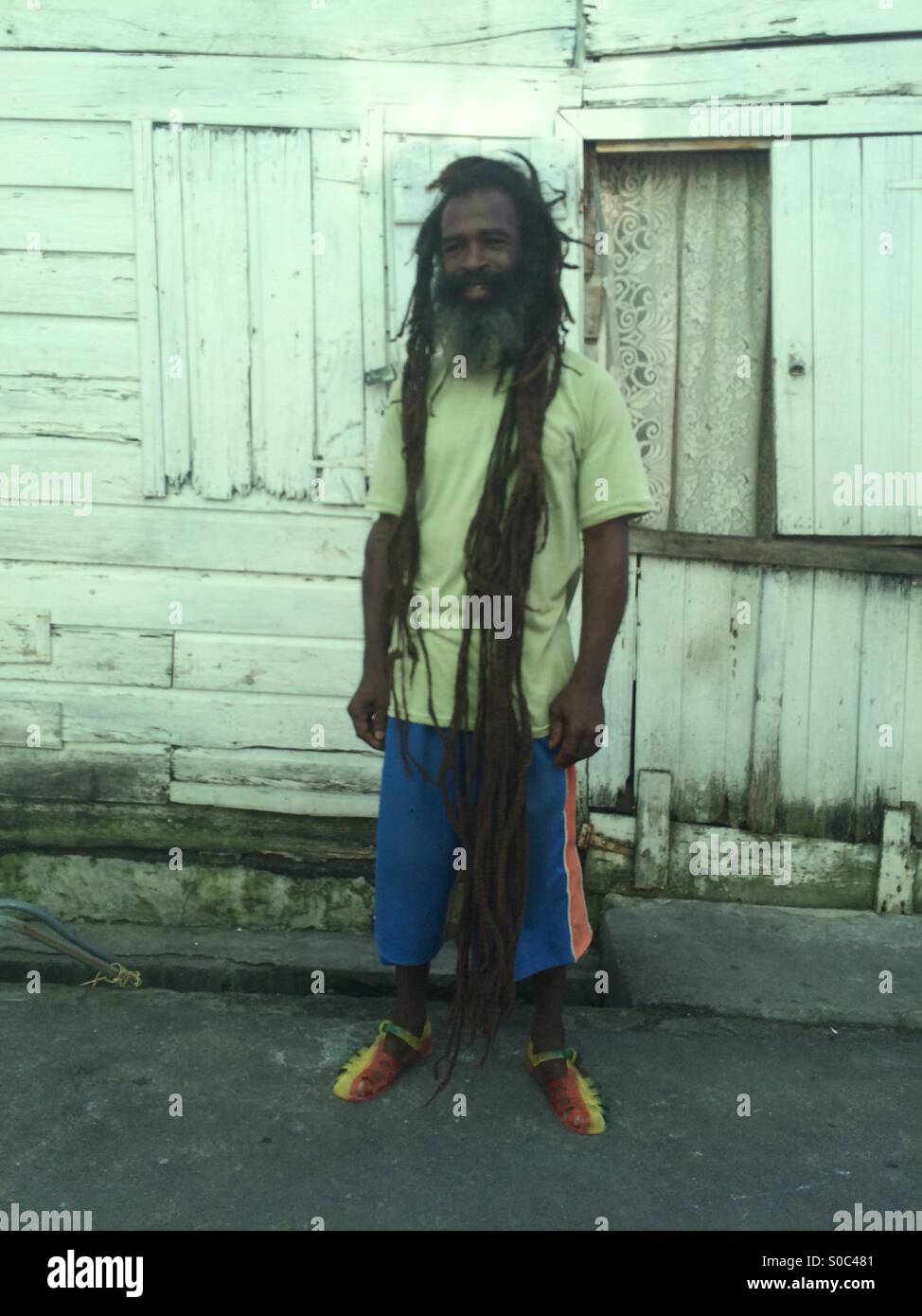 Very long dreadlocks hi-res stock photography and images - Alamy