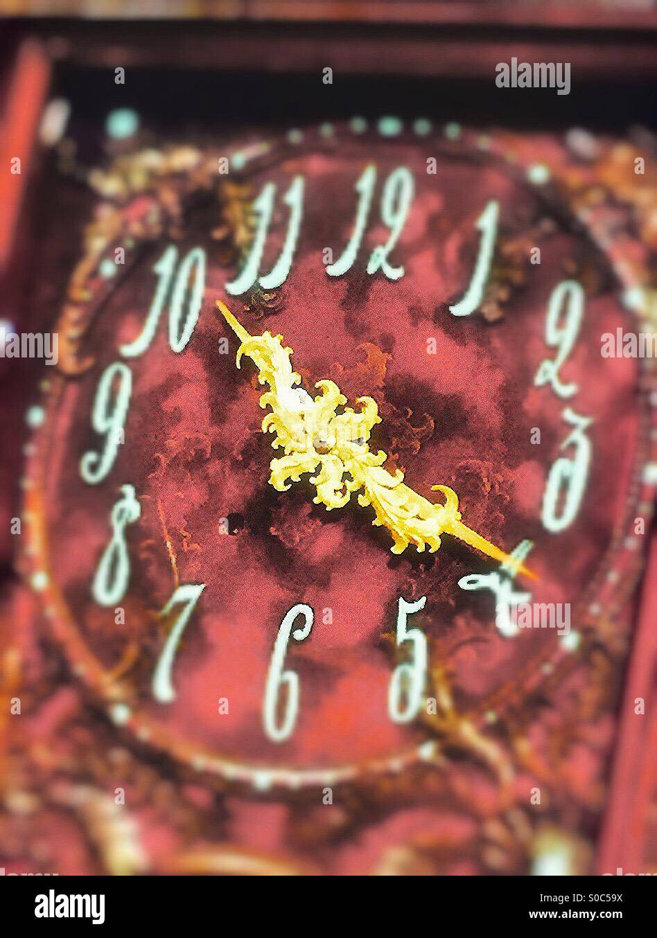 Ornate clock hands Stock Photo - Alamy