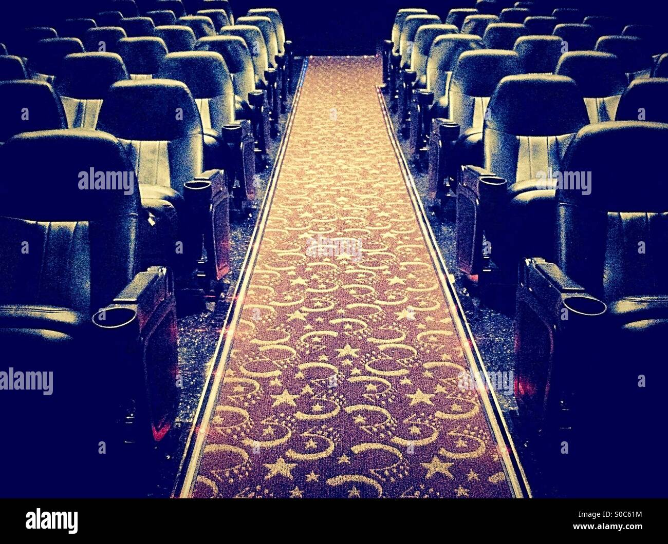 Empty movie theater Stock Photo - Alamy