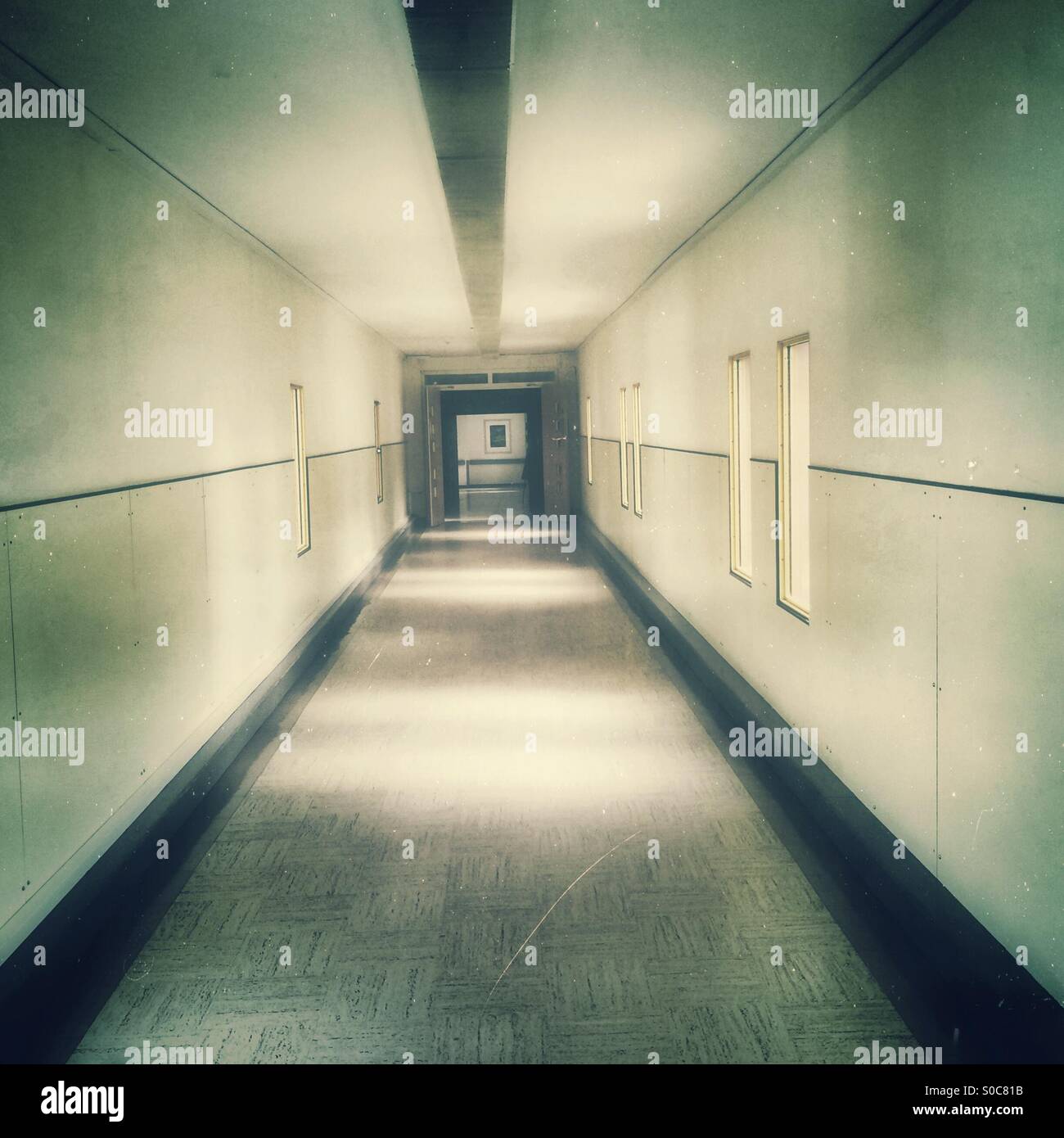 Long empty corridor hi-res stock photography and images - Alamy