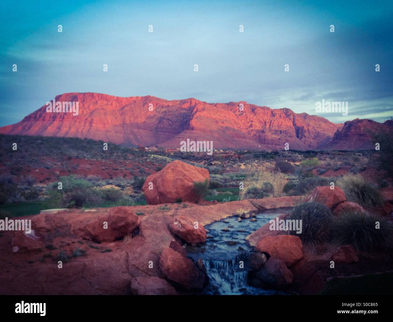 Red rocks in St. George Utah Stock Photo - Alamy