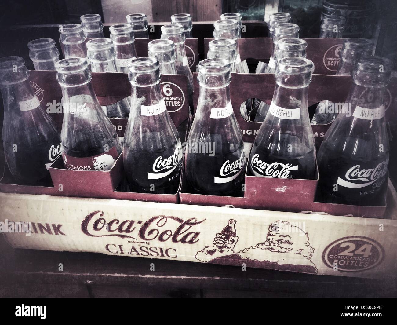 Coca cola antique bottles hi-res stock photography and images - Alamy