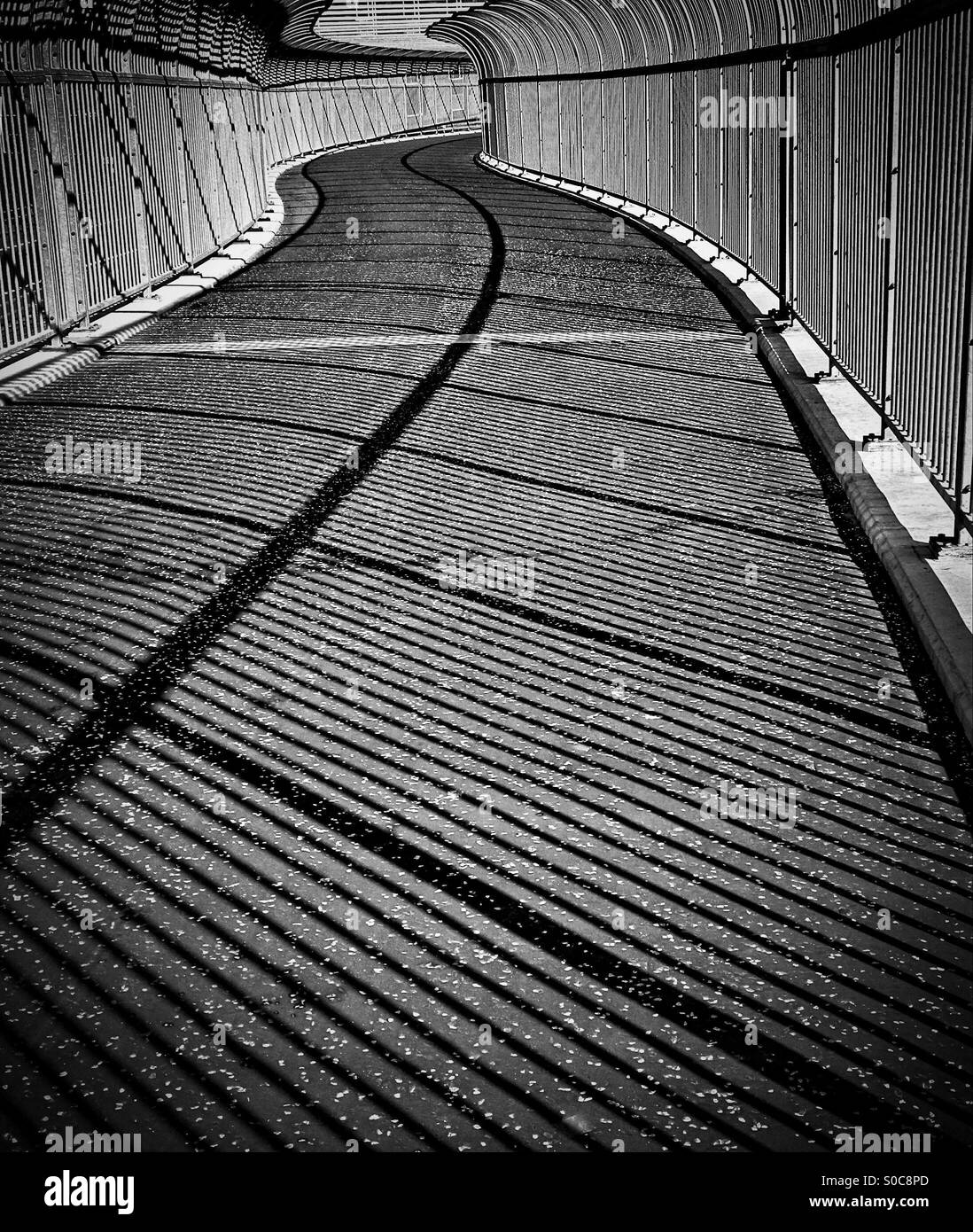 Shadows and walkway Stock Photo - Alamy