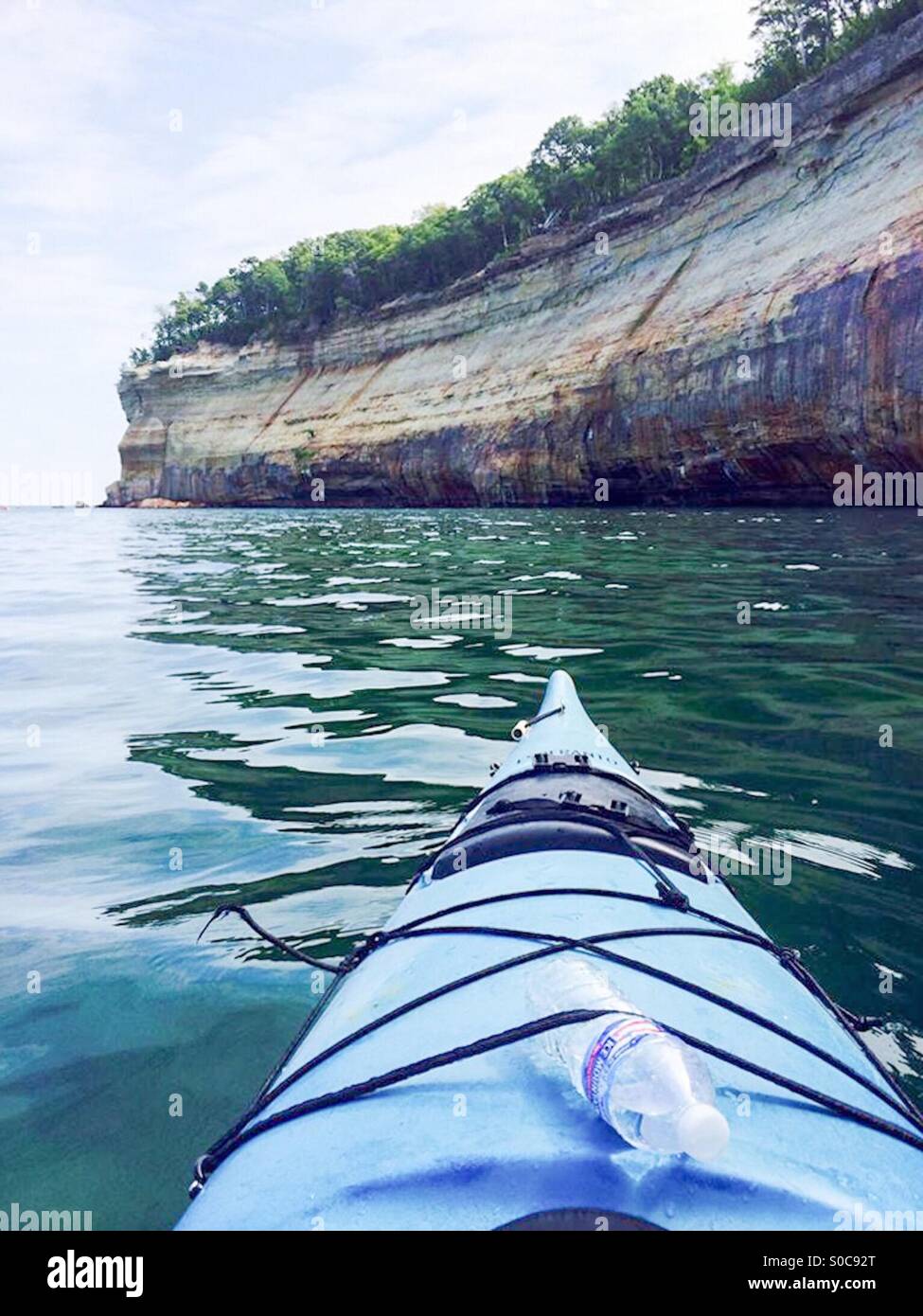 Kayaking in northern Michigan Stock Photo - Alamy