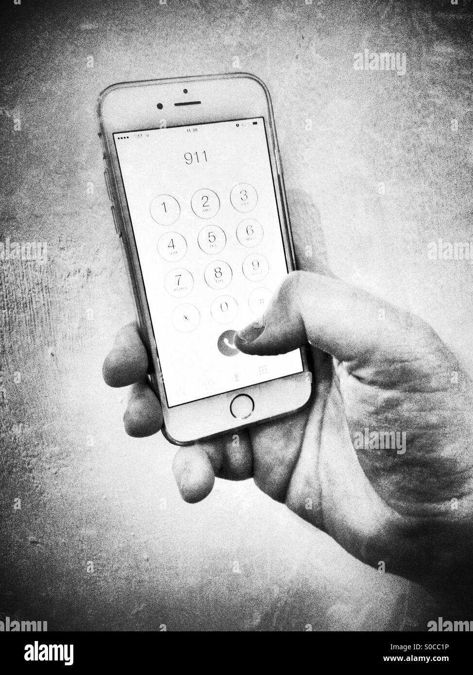 911 call blur hi-res stock photography and images - Alamy