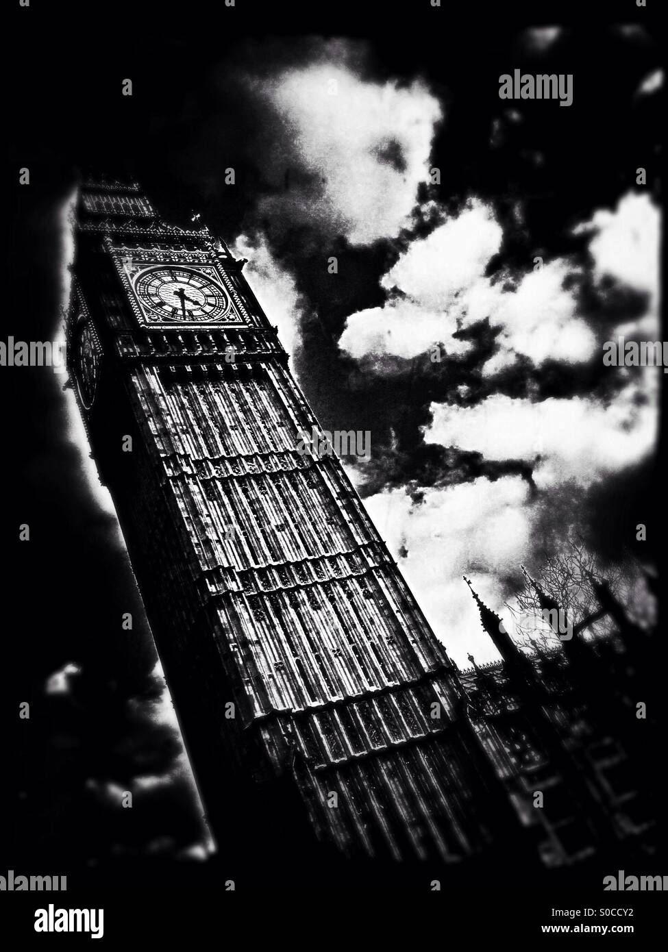 The houses of parliament elizabeth tower big ben central london hi-res ...