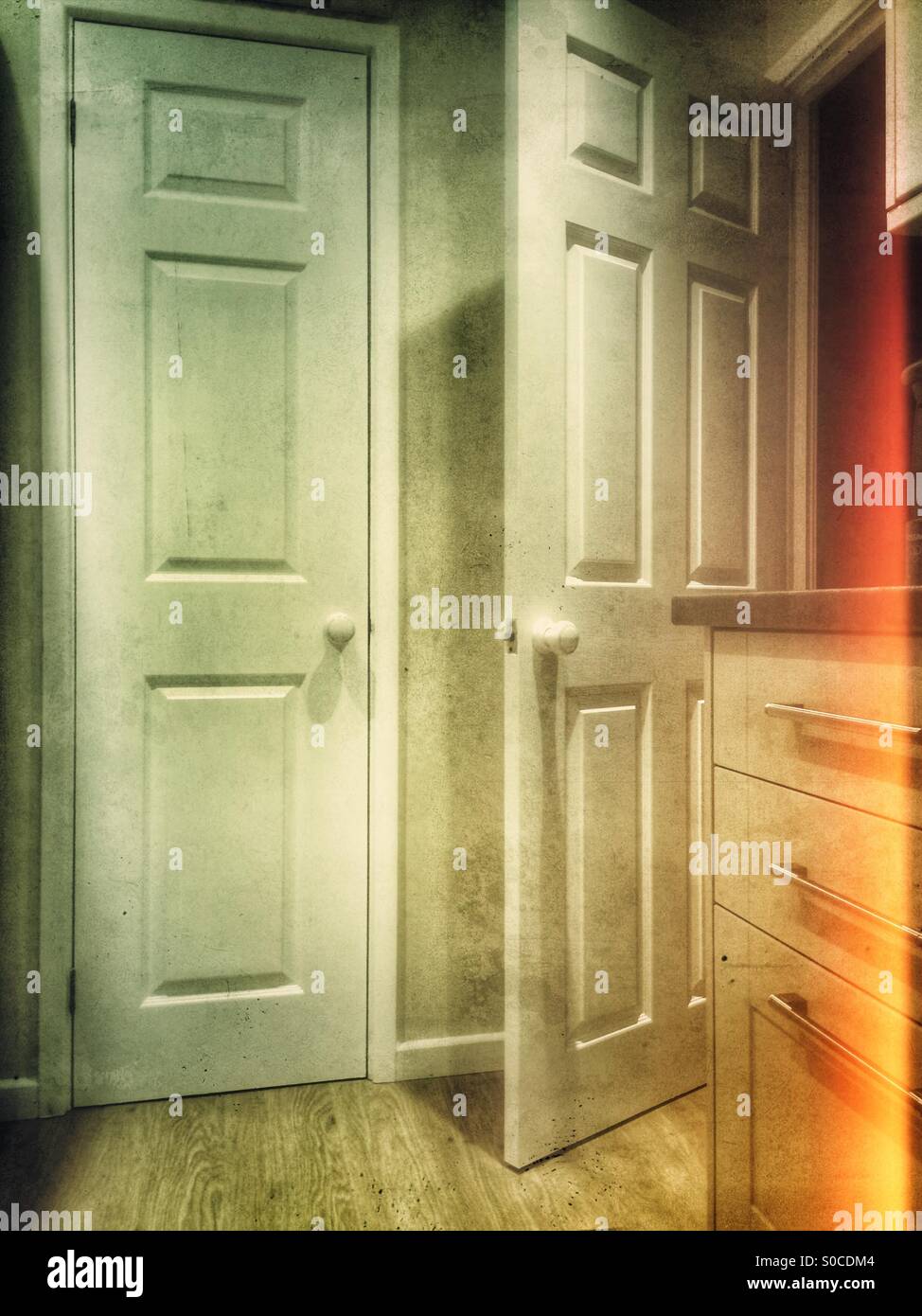 Open door into a room Stock Photo - Alamy