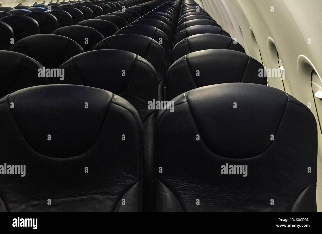 Airplane seats hi-res stock photography and images - Alamy